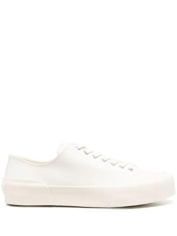 JIL SANDER Lace-up Low-top Sneakers - White
