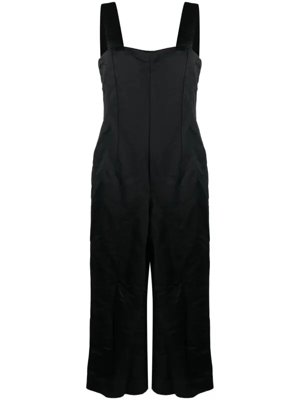 Comme Des Garçons Cropped-leg Dungarees