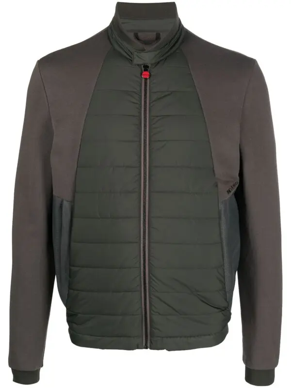 Kiton Blouson Zip-up Quilted Jacket