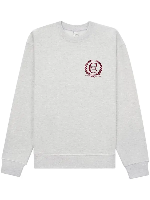 SPORTY & RICH Crest Logo Sweatshirt