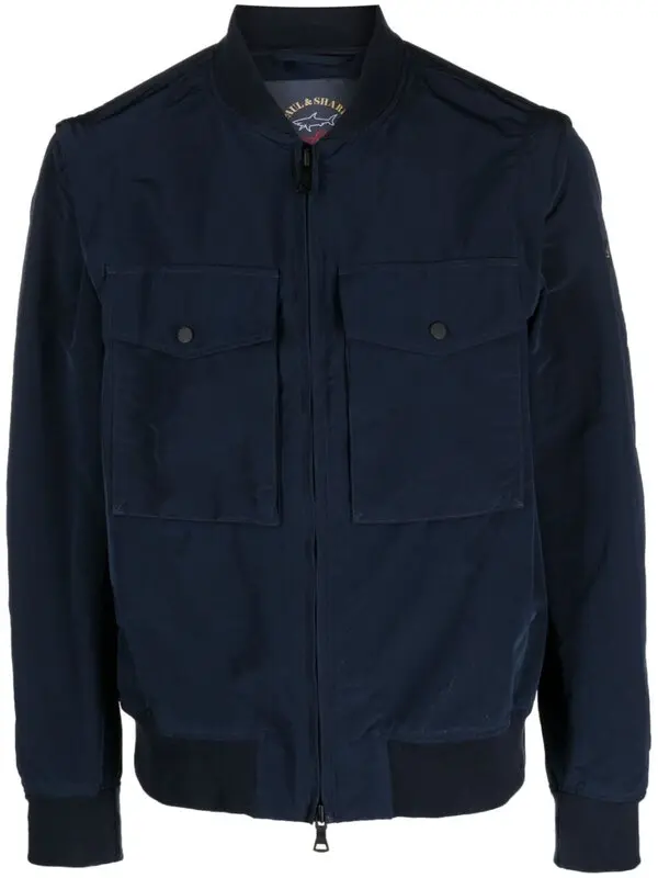 Paul & Shark Flap-pocket Zip-fastening Bomber Jacket