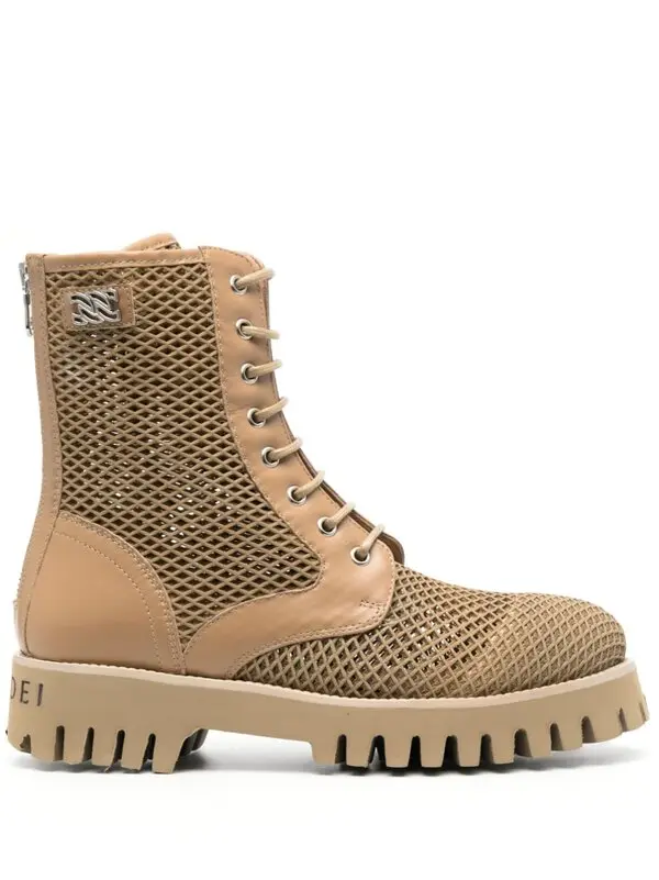Casadei Mesh Ankle Boots