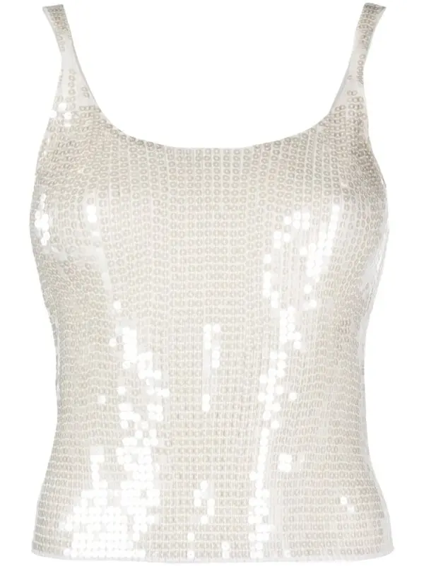 Alexander Wang Sequinned Tank Top