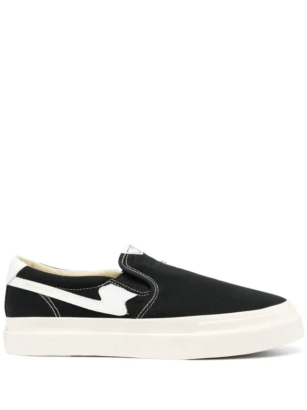 S.W.C STEPNEY WORKERS CLUB Contrast-stitch Slip-on Sneakers