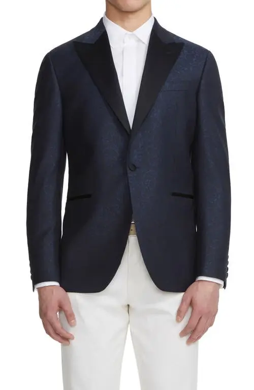 JACK VICTOR Elwood Tuxedo Jacket - Blue