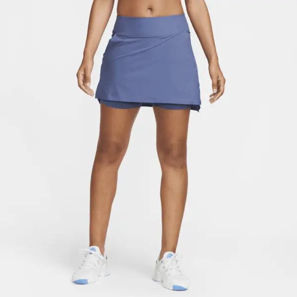 Nike Dri-Fit Bliss Mid-Rise Training Skort In Blue - 39% Off | Editorialist