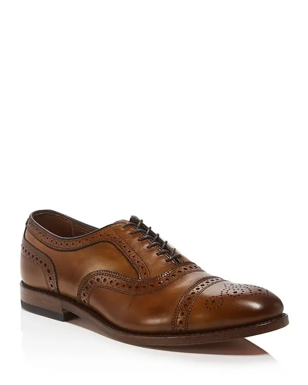 Allen Edmonds Strand Cap-toe Leather Dress Shoes - Walnut