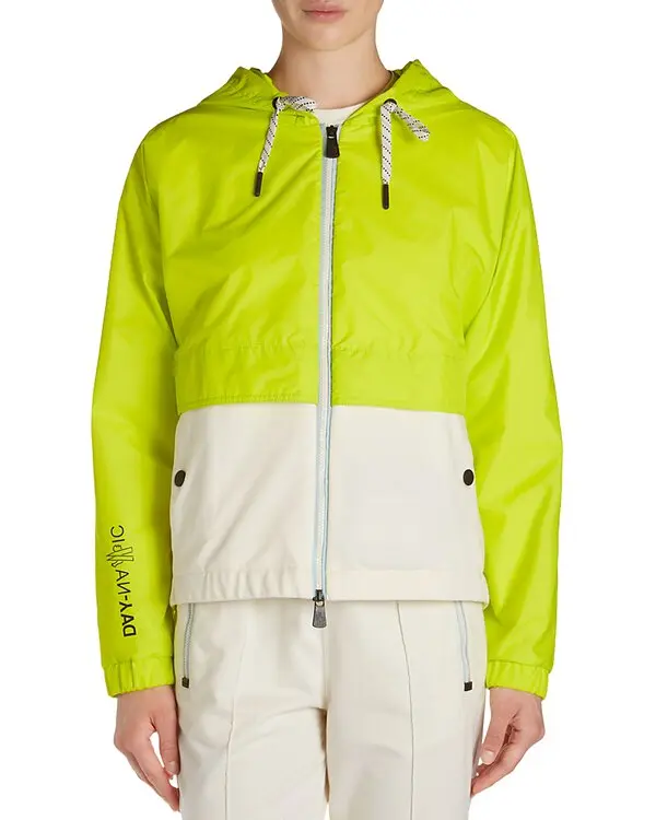 Moncler Color Blocked Zip Jacket - Ivory