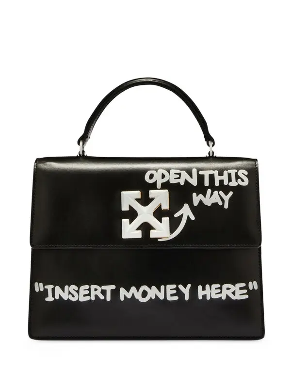 Off-White Jitney 1.4 Top-Handle Bag - Black | Editorialist