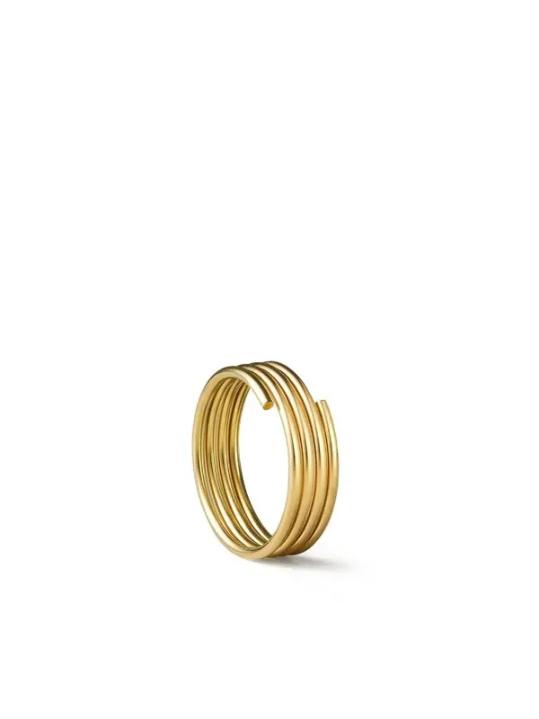 Shihara 18kt Yellow Stack Hoop 01 Earring