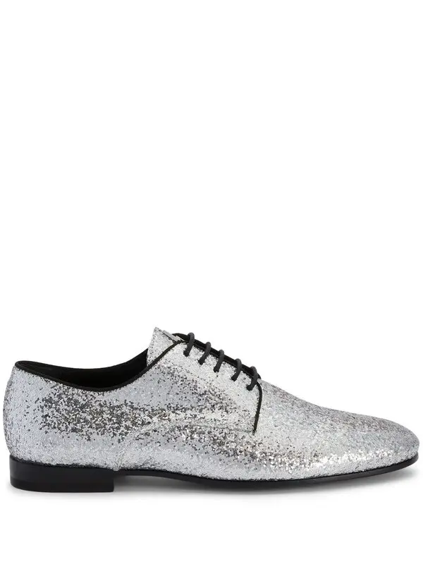 GIUSEPPE ZANOTTI Metallic Leather Loafers