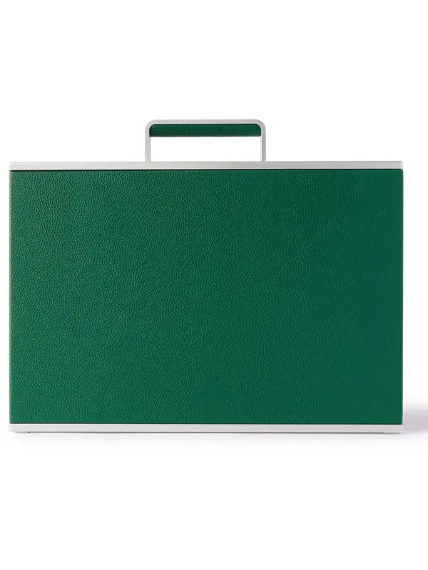 CHARLES SIMON Mackenzie 12-piece Travel Watch Case - Green