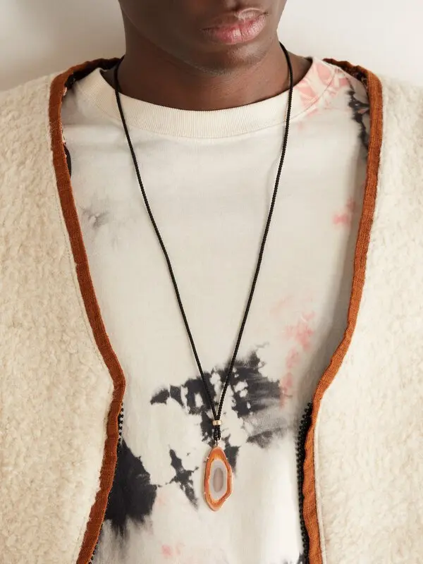 Jacquie Aiche Jasper Pendant Necklace