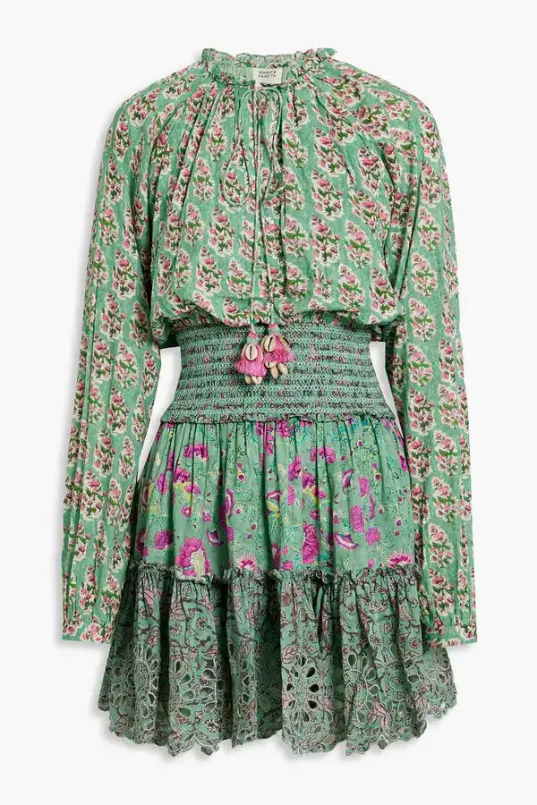 hemant and nandita green dress Hemant & Nandita Wanni Maxi Dress – TrenLend main image 0