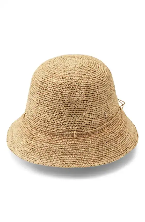 Helen Kaminski Rosie Packable Raffia Bucket Hat - Natural | Editorialist