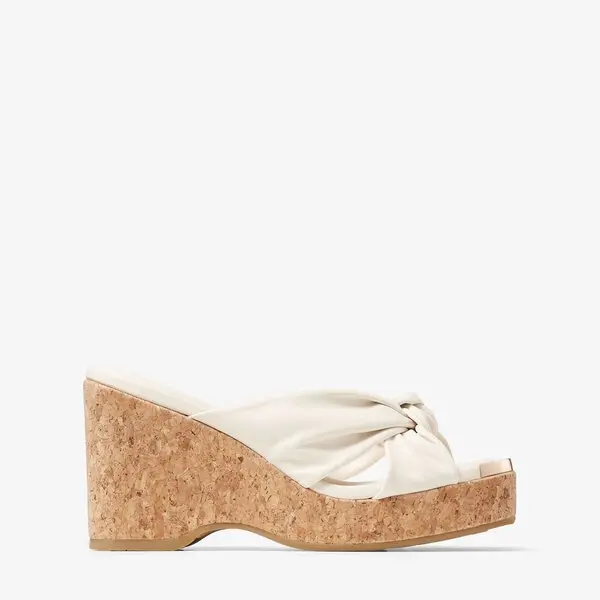 JIMMY CHOO Avenue 95 Wedge Mules