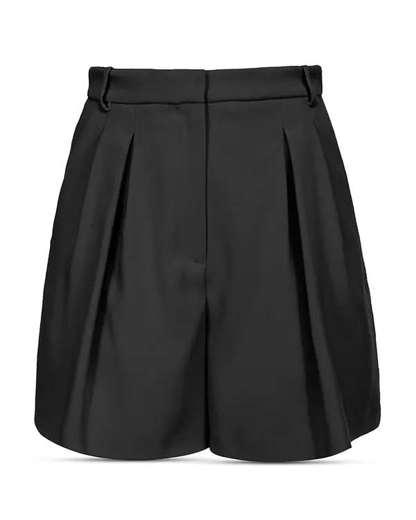 Pinko High Waist Stretch Crepe Shorts In Z 60% Off Editorialist
