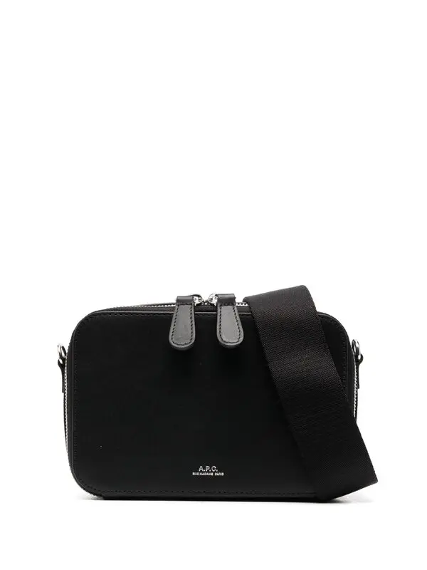 A.p.c. Leather Messenger Bag