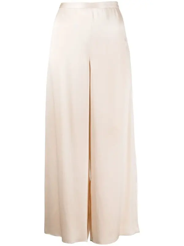 Voz Wide-leg Cropped Culottes - Neutrals