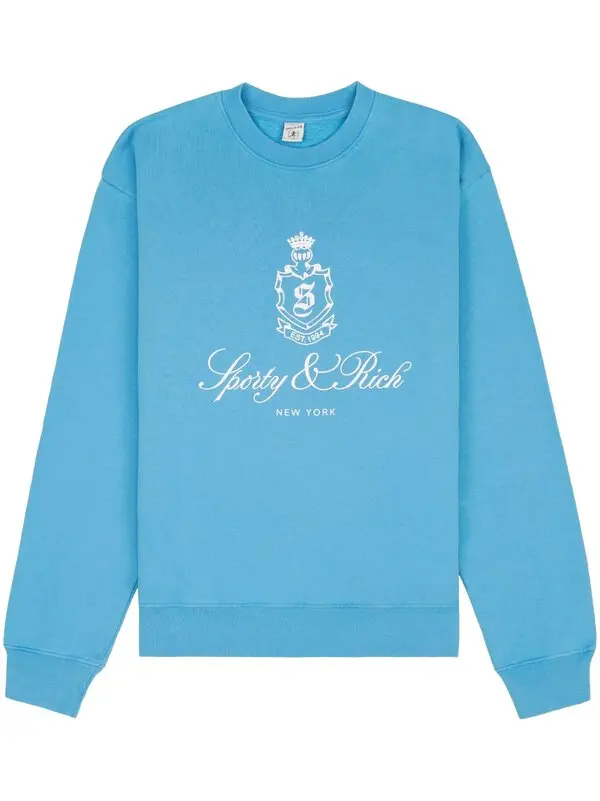 SPORTY & RICH Vendome Cotton Sweatshirt