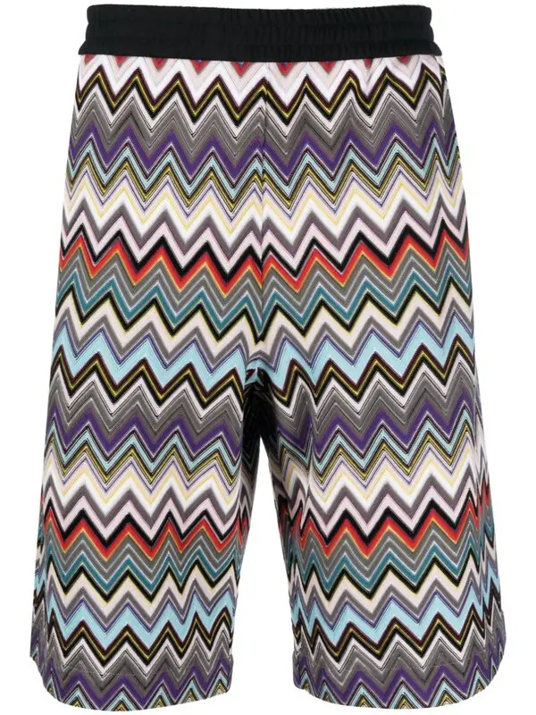 Missoni Zigzag-woven Bermuda Shorts