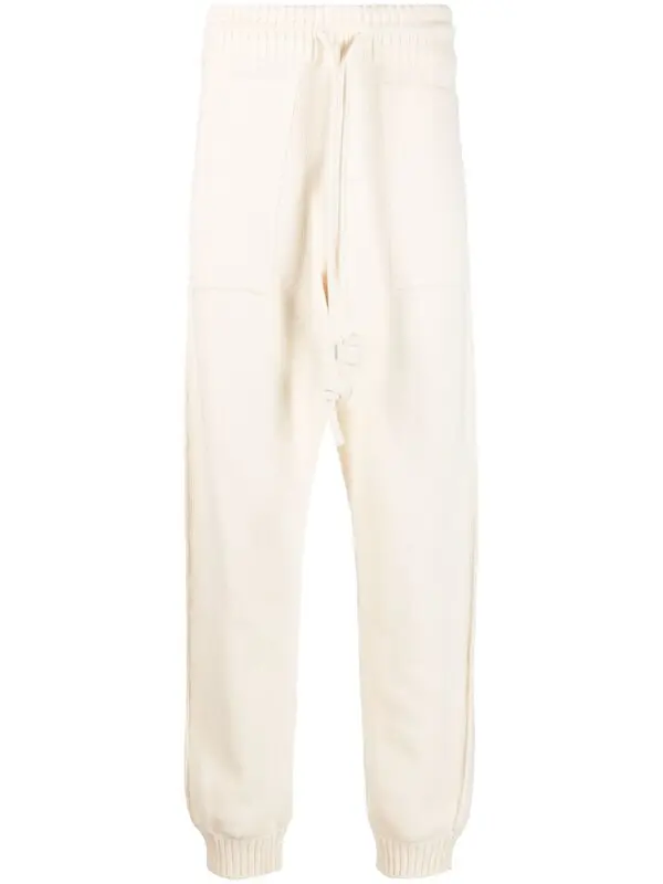 Off-White Diag-stripe Knitted Track Pants - Neutrals