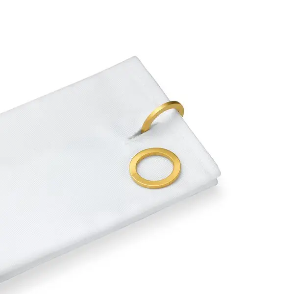 CADAR Yellow Gold Solo Cufflinks