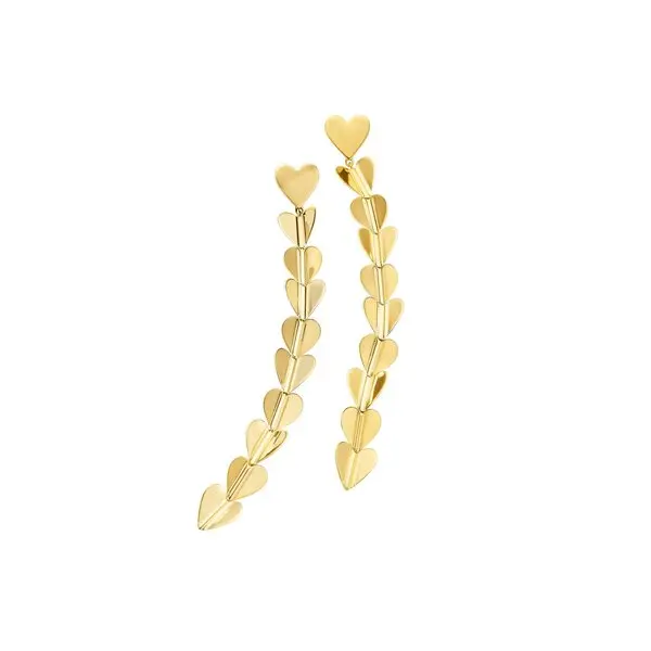 CADAR Wings Of Love Heart Drop Earrings