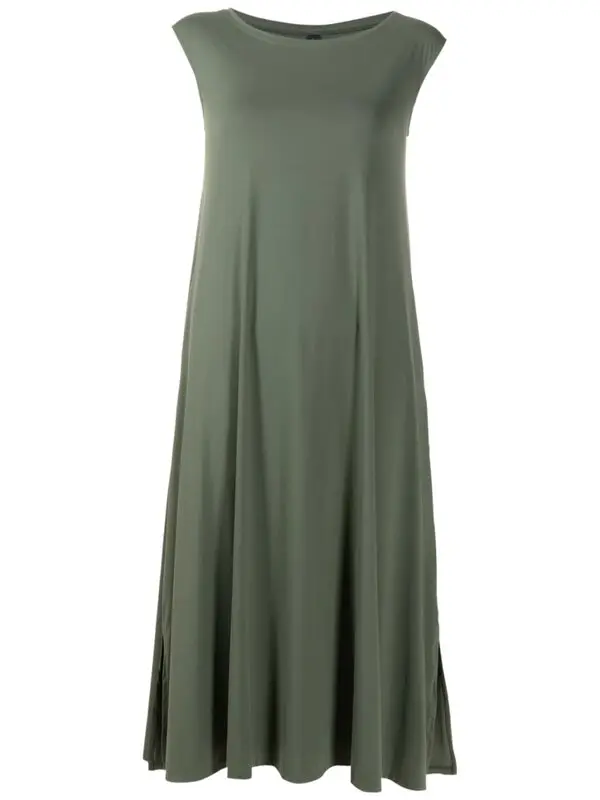 LYGIA & NANNY Tie Shift Midi Dress - Green