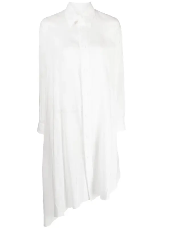Yohji Yamamoto Draped-detail Asymmetric Dress