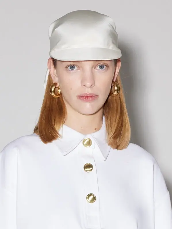 Rosetta Getty Scarf Cap - Red