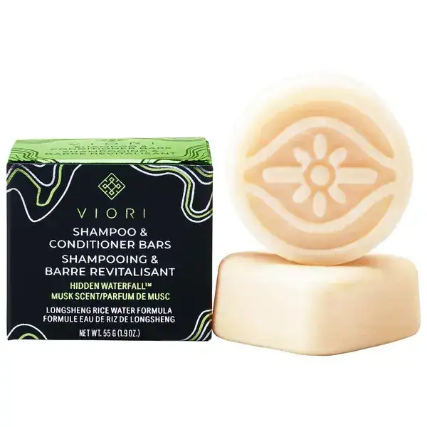 Viori Mini Hidden Waterfall Shampoo & Conditioner Bar Set Onecolor