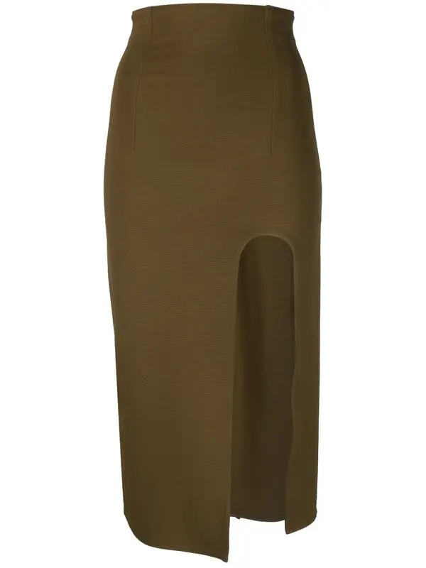 ALESSANDRO VIGILANTE Knitted Midi Skirt