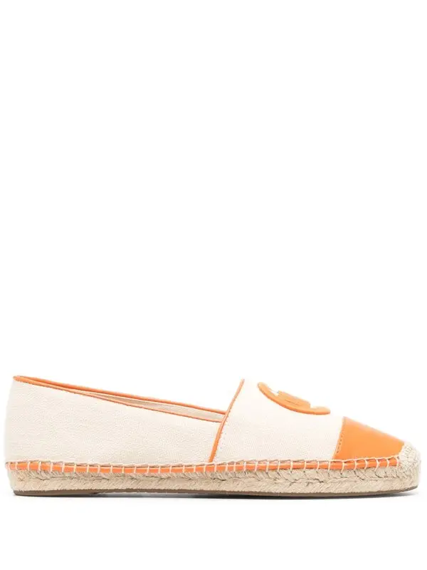 Michael Kors Monogram-embroidered Espadrilles - Neutrals