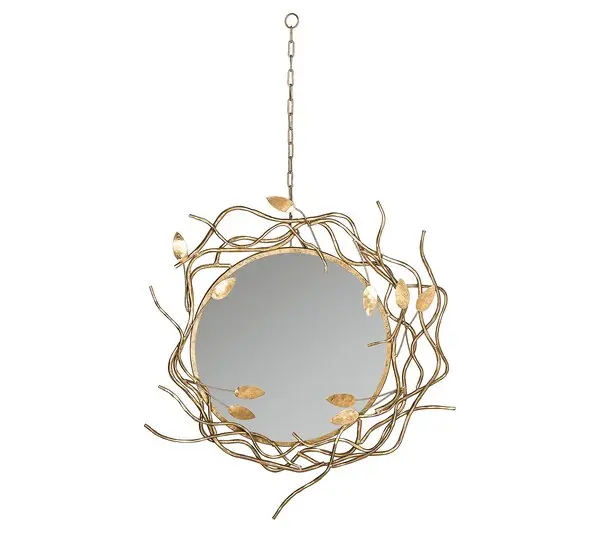 SAFAVIEH Gold Wreath Mirror