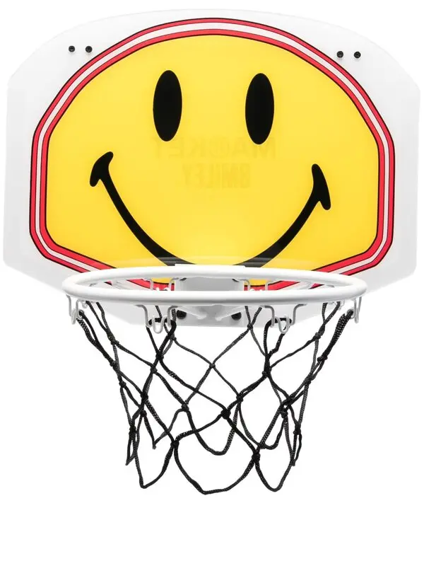 Market X Smiley Mini Basketball Hoop - White | Editorialist
