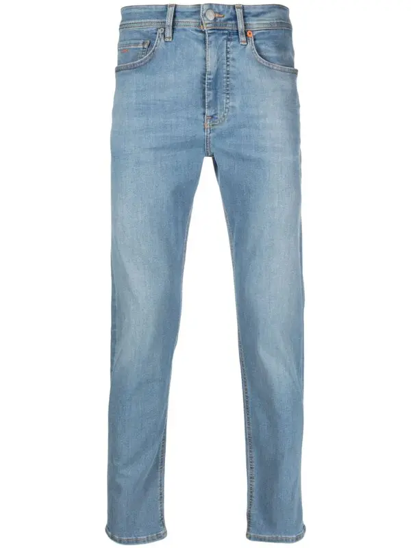 Hugo Boss Light-Wash Slim-Fit Jeans In Blue 70% Off Editorialist