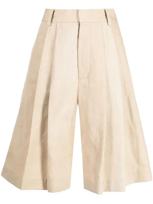 UMA WANG Knee-length Wide-leg Shorts