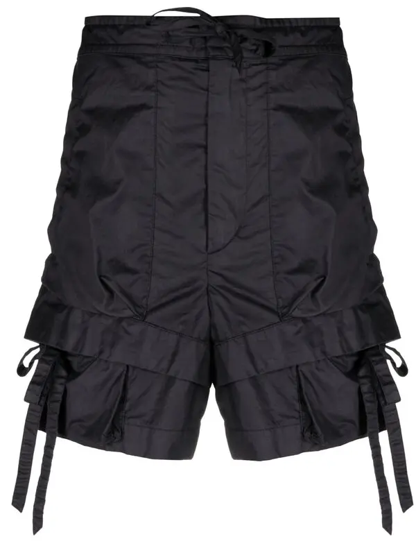 Isabel Marant Drawstring Cotton Shorts - Grey