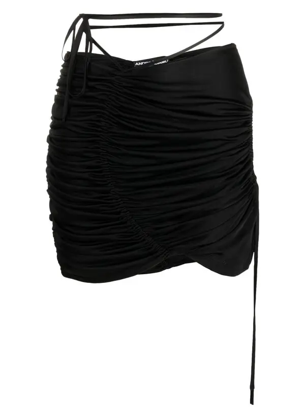 ANDREĀDAMO Cut-out Asymmetric Skirt