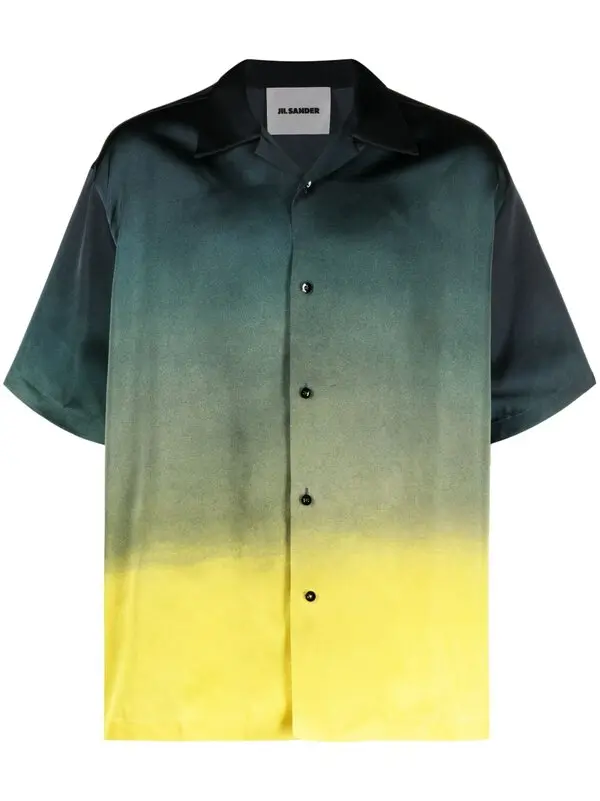 JIL SANDER Gradient-effect Short-sleeve Shirt