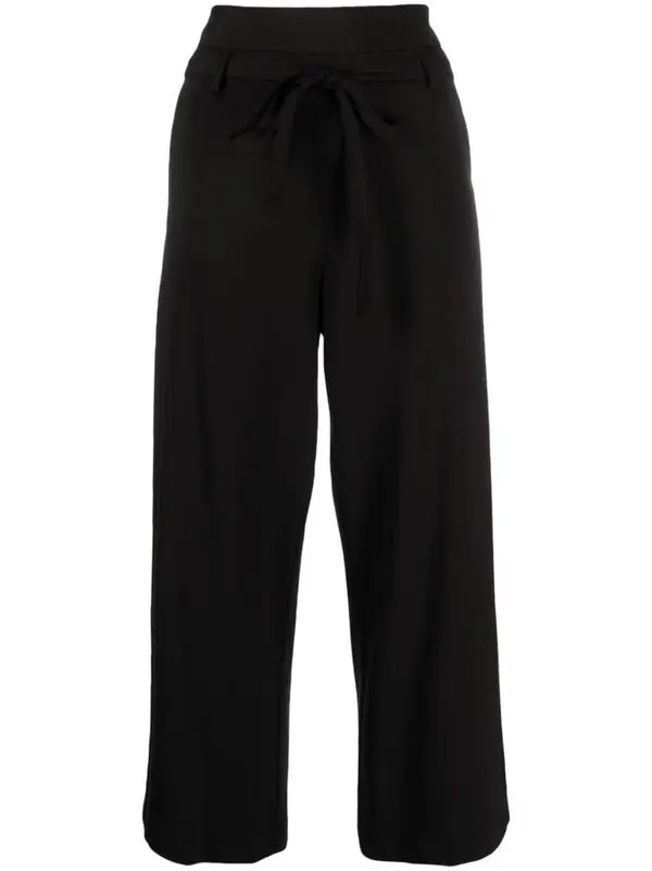 MERCI Wide-leg Cotton Track Pants