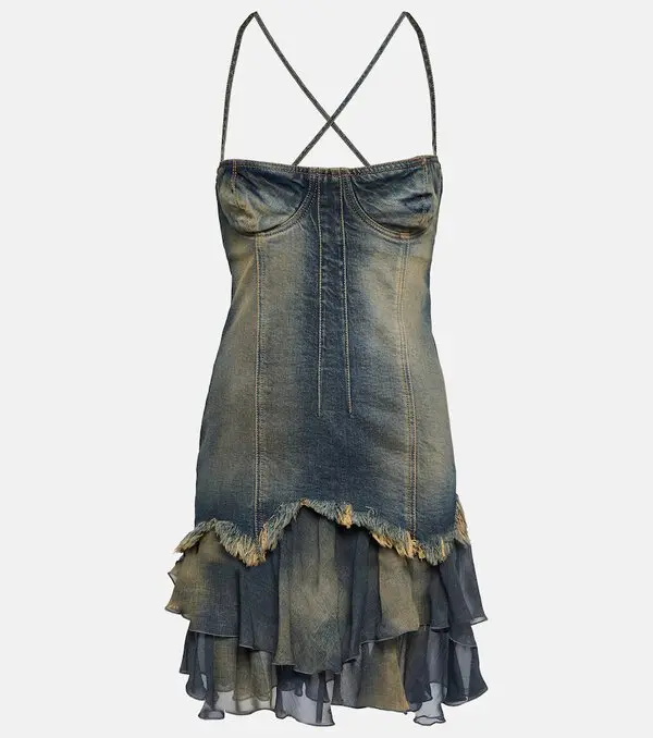 Blumarine Denim Minidress