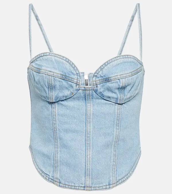 Magda Butrym Denim Bustier