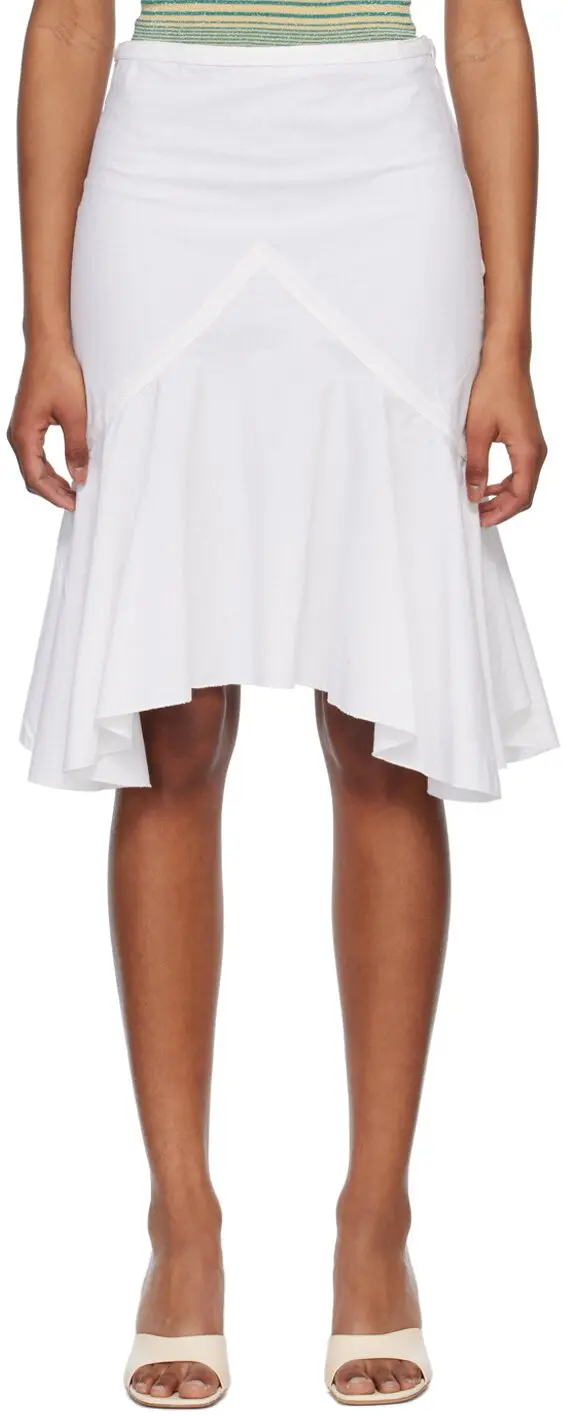 Gimaguas CariñO Midi Skirt In White - 31% Off | Editorialist