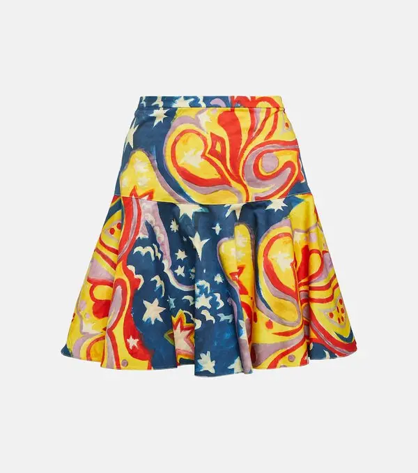 Marni X No Vacancy Inn Printed Miniskirt