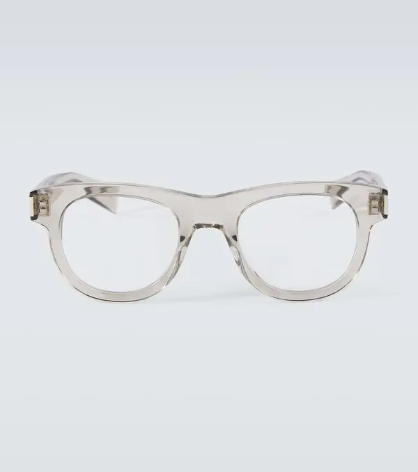 Saint Laurent Square Frame Glasses - Neutrals