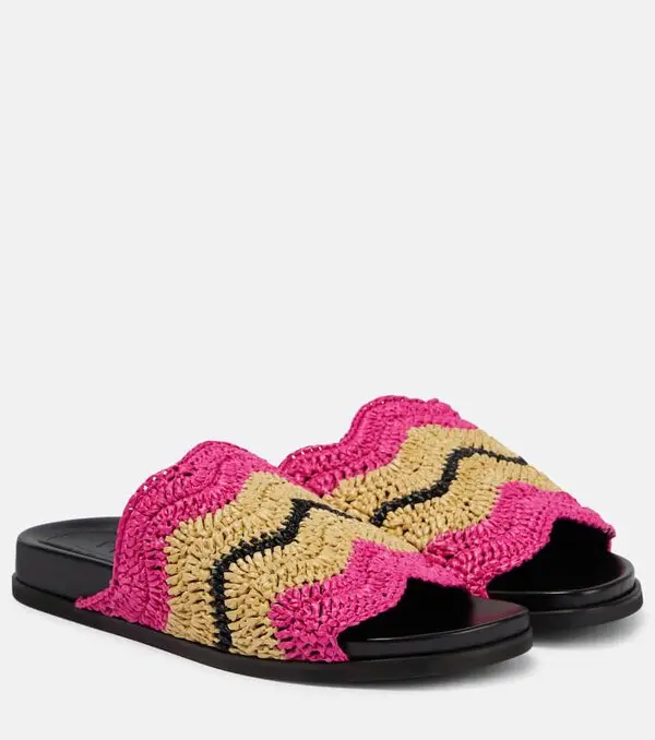 Marni Crochet Sandals - Pink