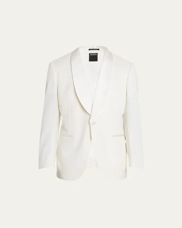 Zegna Wool Shawl Dinner Jacket