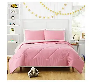 URBAN PLAYGROUND Olivia Pink Full/queen Comforter Set 3-piece